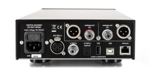 The rear panel view reveals SPDIF inputs (RCA and Optical) along with ...